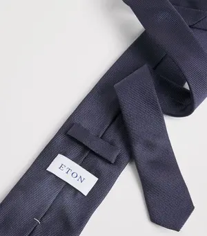 Eton Silk Neck Tie - Navy