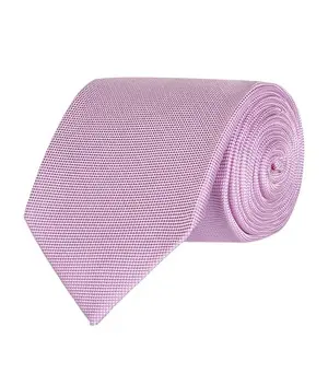 Eton Silk Textured Neck Tie Pink