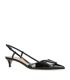 Valentino Garavani Slingback Heels - Black