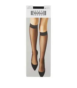 Wolford Satin Touch 20 Knee-high Stockings - Black