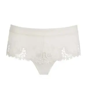 Simone Perele Lace Wish Shorty Briefs - Ivory