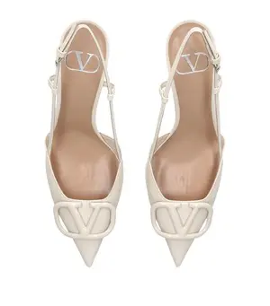 Valentino Garavani Slingback Heels - White