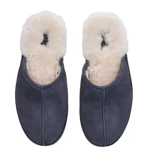 UGG Suede Scuff Slippers - Grey