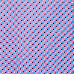 Eton Geometric Pattern Neck Tie - Pink
