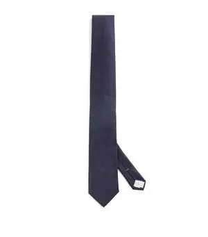 Eton Silk Textured Tie - Navy