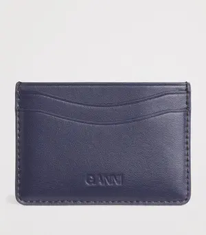 GANNI Recycled Leather Bou Card Holder