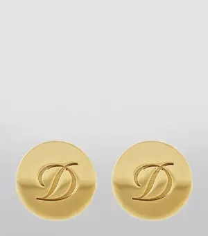S.t. Dupont Iconic Monogram Cufflinks - Gold