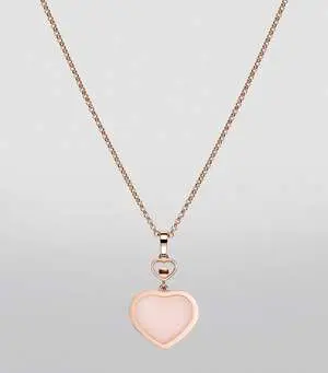 Chopard Opal And Diamond Happy Hearts Pendant