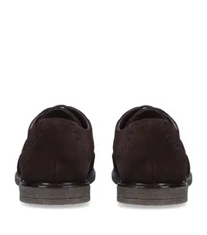 PAPOUELLI Suede Arthur Brogues