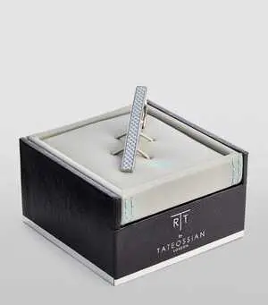 Tateossian D-shape Tie Clip