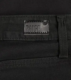 Paige Cindy High-rise Straight Jeans - Black