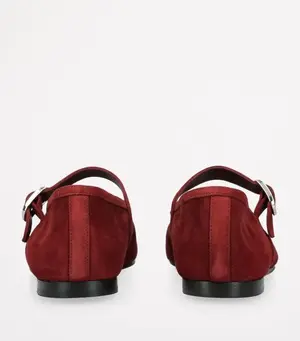 Le Monde Beryl Suede Mary Jane Ballet Flats