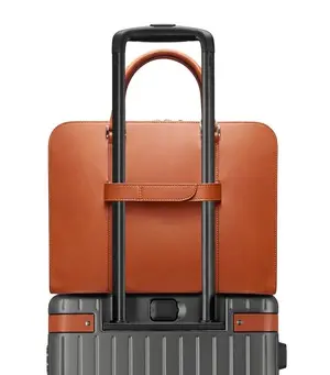 CARL FRIEDRIK Leather Smart Holder Strap - Brown