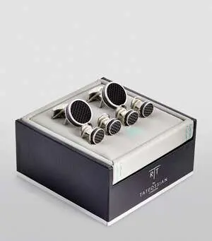 Tateossian Disc Cufflink Set