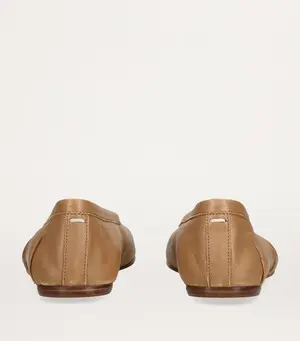 MAISON MARGIELA Leather Tabi Ballet Flats - Nude