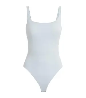 SKIMS Skims Seamless Sculpt Thong Bodysuit Blue