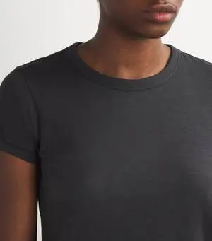 Rag & Bone Pima Cotton Slub T-shirt - Black