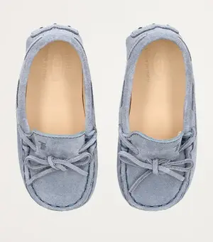 TOD'S Suede Laccetto Gommini Driving Shoes