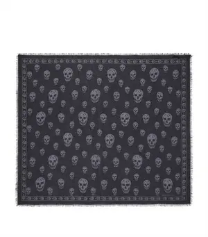 Alexander McQueen Silk Skull Scarf