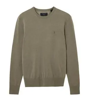 ALLSAINTS Merino Wool Mode Sweater - Green