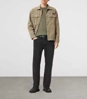 ALLSAINTS Merino Wool Mode Sweater - Green