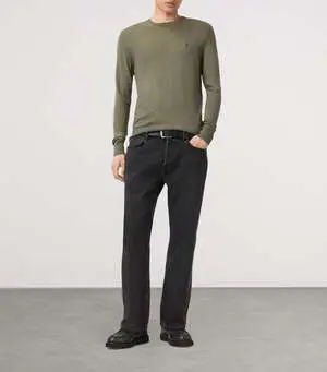 ALLSAINTS Merino Wool Mode Sweater - Green