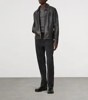 ALLSAINTS Mode Ramskull Merino Wool Sweater - Grey