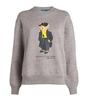 Polo Ralph Lauren Cotton-blend Polo Bear Sweatshirt - Grey