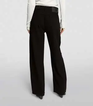 Rag & Bone Featherweight Logan Mid-rise Wide-leg Jeans
