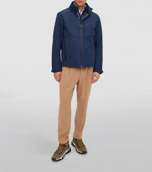 BOSS Zip-up Water-repellent Jacket