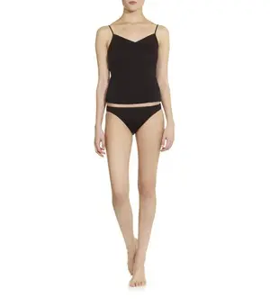 Hanro Cotton Mini Brief - Black