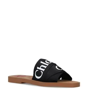 Chloé Woody Mules - Black