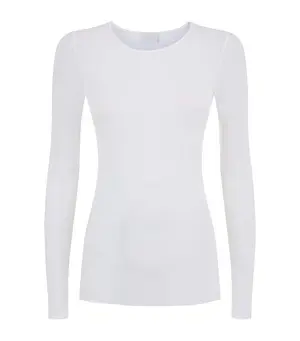 Hanro Cotton Long-sleeved Top - White