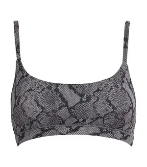 SKIMS Fits Everybody Scoop-neck Bralette Grey