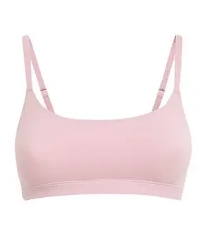 SKIMS Fits Everybody Scoop-neck Bralette Pink