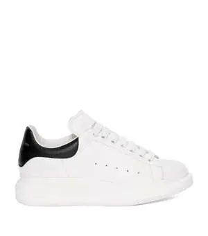 Alexander McQueen Leather Oversized Sneakers - White