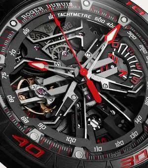 ROGER DUBUIS Carbon Excalibur Spider Flyback Chronograph Watch