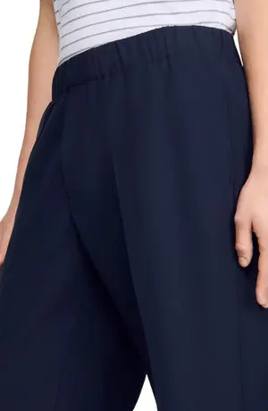 Sandro Wide-leg Trousers - Navy Blue