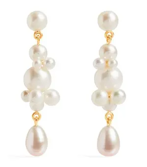 Sophie Bille Brahe Petite Splash Earrings - Gold