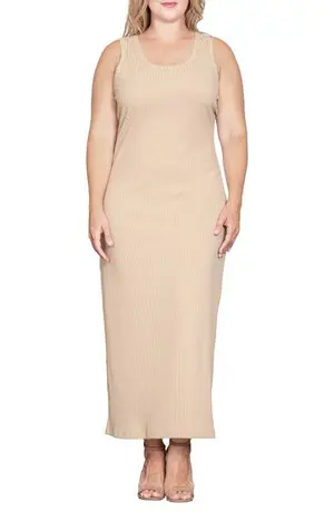 STANDARDS & PRACTICES Sleeveless Rib Maxi Dress