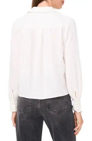 Vince Camuto Foil Stripe Button-up Shirt