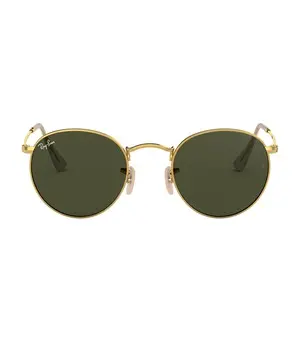Ray-ban Round Frame Sunglasses - Gold