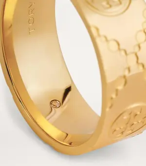 Tory Burch Double T Monogram Ring