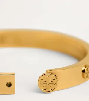 Tory Burch Miller Stud Hinge Bangle - Gold