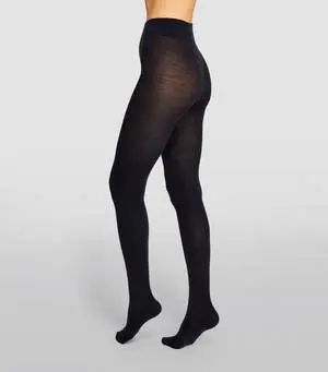 Falke Softmerino Tights - Navy