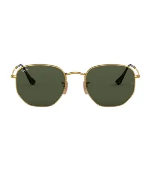 Ray-ban Hexagonal Sunglasses - Green