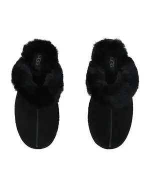 UGG Suede Disquette Flatform Slippers