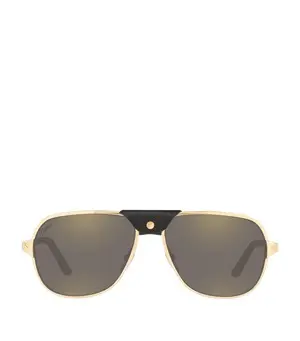Cartier Santos De Pilot Sunglasses