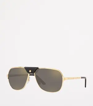Cartier Santos De Pilot Sunglasses