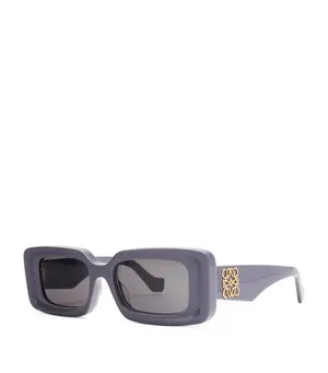 Loewe Rectangular Full Rim Sunglasses - Brown